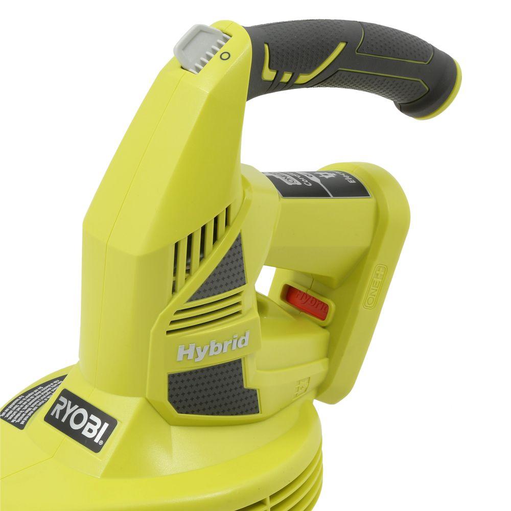 Ryobi ONE+ 150MPH 18V Li-Ion Hybrid Cordless or Corded Leaf Blower (P2170)